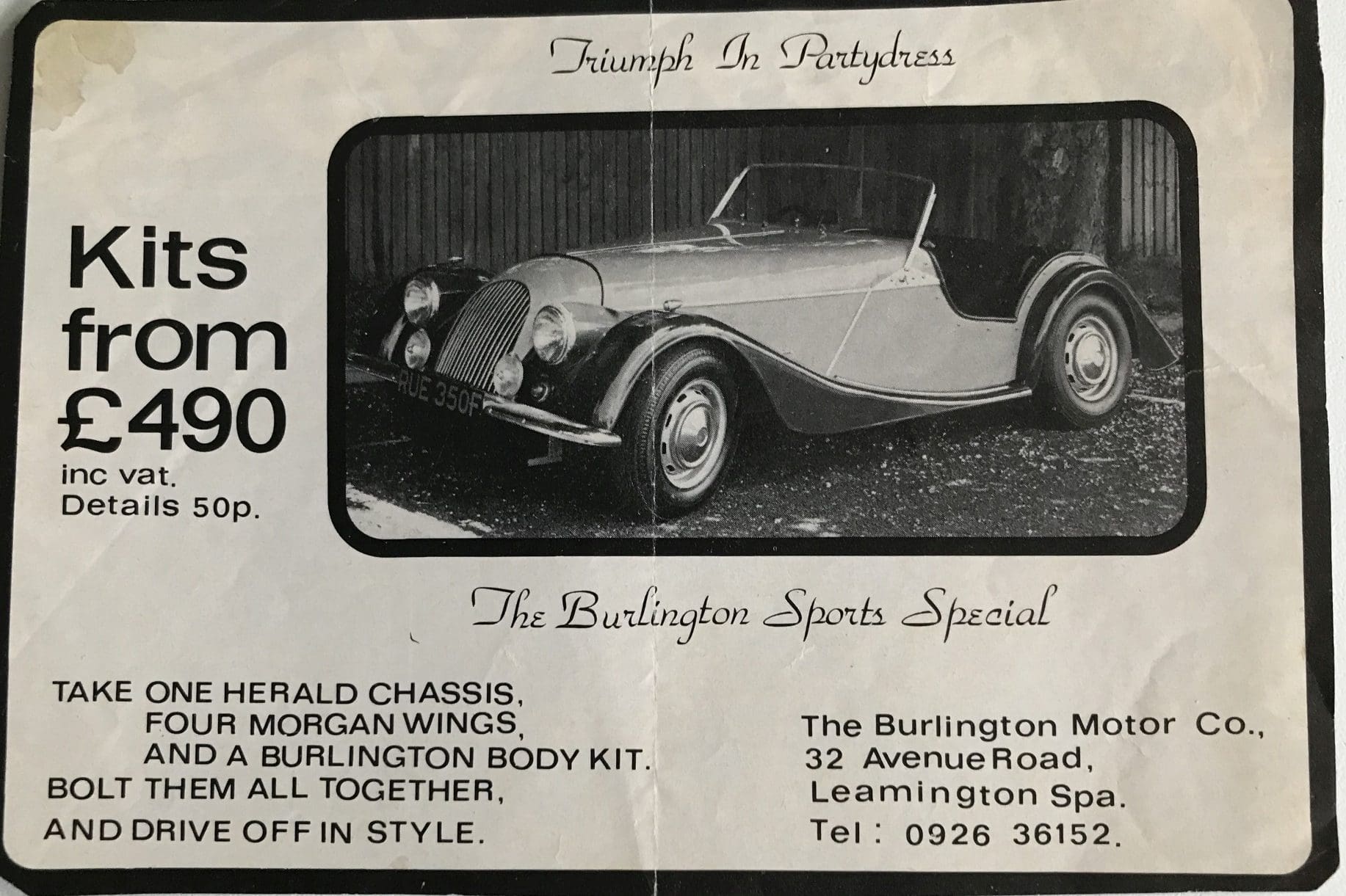 Burlington Motor Company of Leamington Spa - Leamington History Group