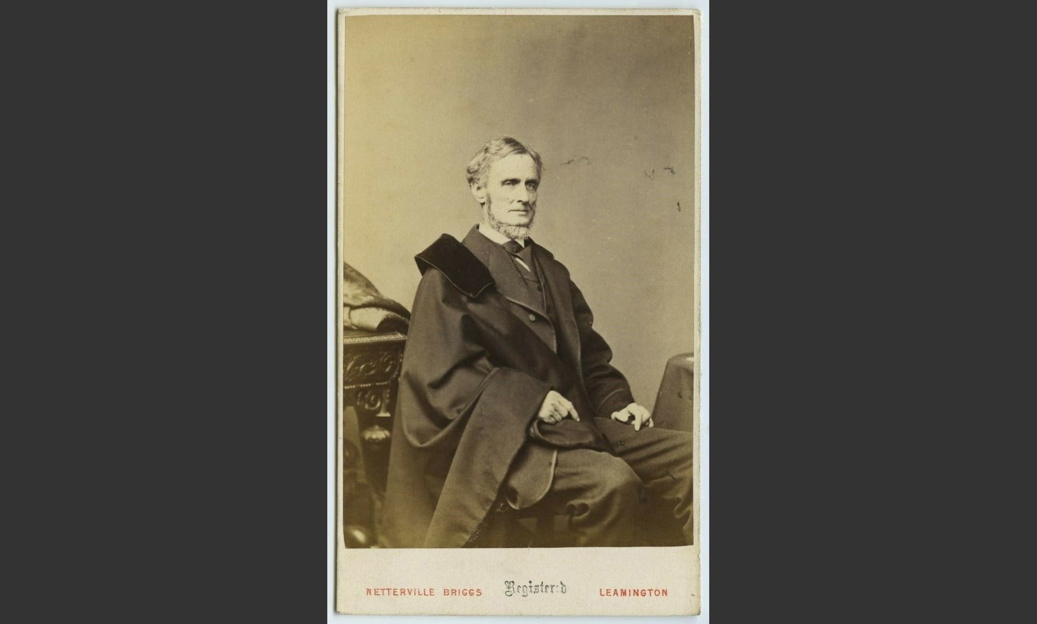 Confederate President Jefferson F Davis in Leamington Spa - Leamington ...